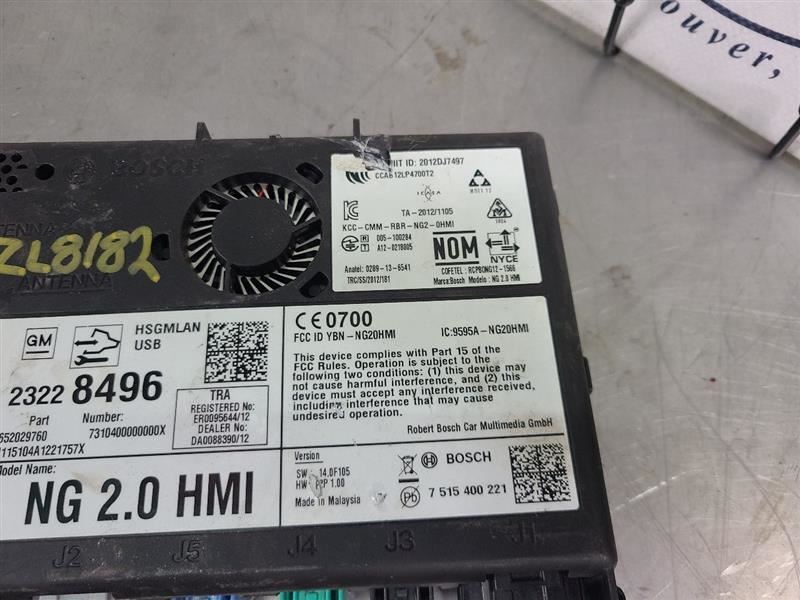 2015 C7 Corvette HMI Human Machine Interface Module - OEM – All ...