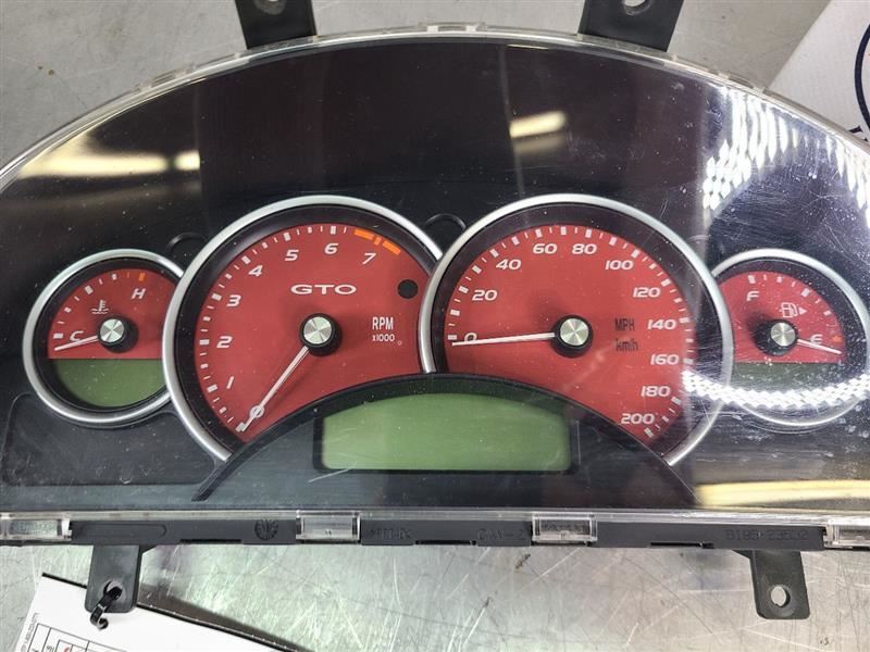 2005 GTO Instrument Cluster Assembly, Red Gauges, 164k Miles - OEM ...