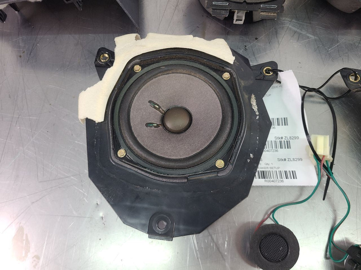 2006 Hummer H2 Complete 9-Piece Speaker Set w/ Subwoofer - OEM – All ...