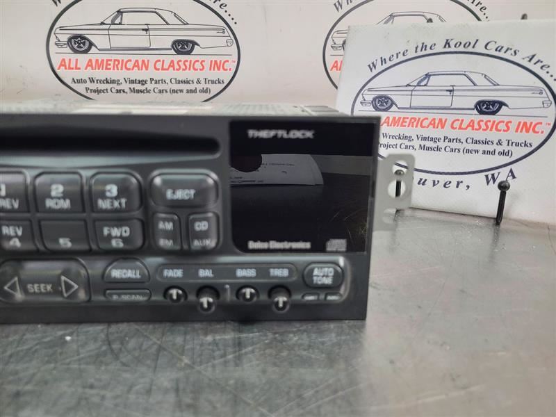 1997-04 C5 Corvette AM-FM-Stereo Radio Head Unit, 09390211, NO CD - OE ...