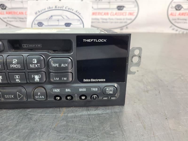 1997-04 C5 Corvette AM-FM-Stereo- Cassette, Opt. UZ6, Radio Head Unit ...
