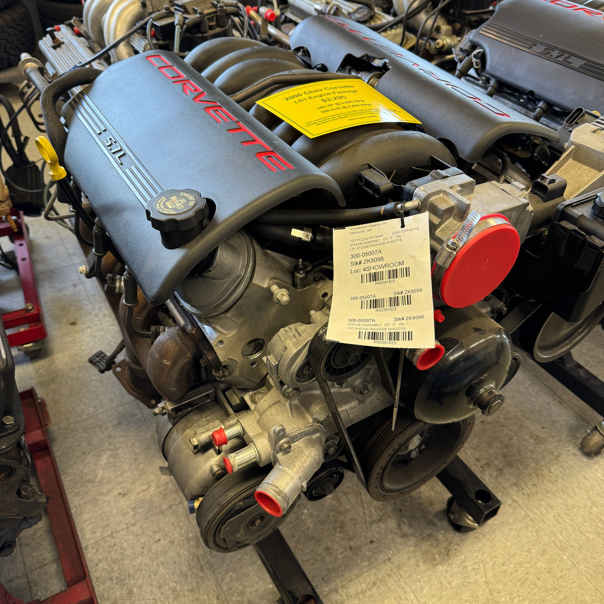2000 Chevrolet Corvette LS1 Engine Package, Stock #ZK8098 – All ...