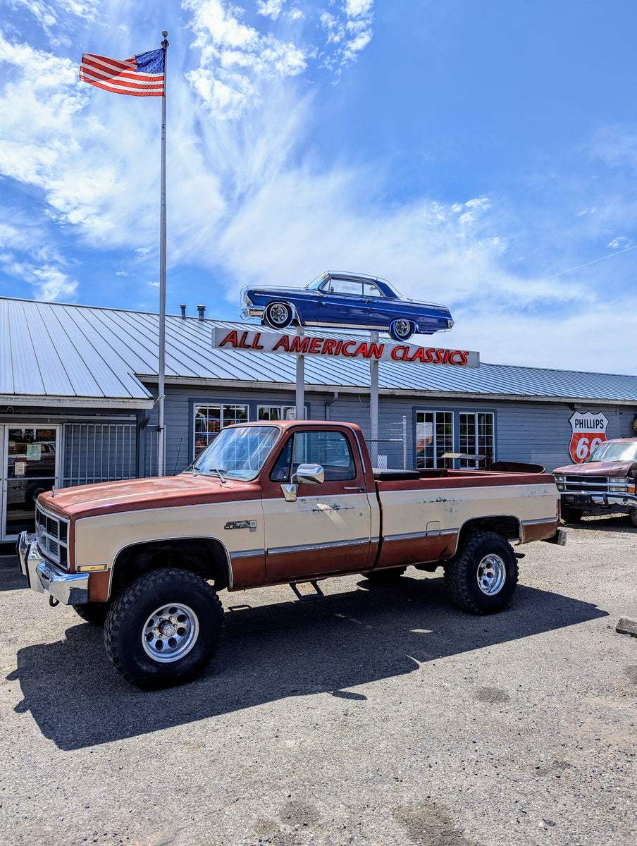 1983 GMC Sierra Classic K1500 4x4 6.2 Diesel 700R Auto Transmission, S ...