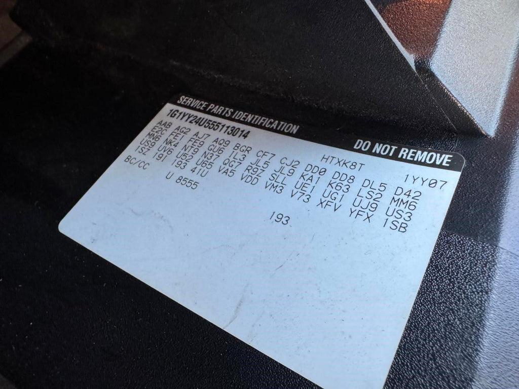 2005-13 C6 Corvette GM #15915003 Steering Column Lock Control Module ...