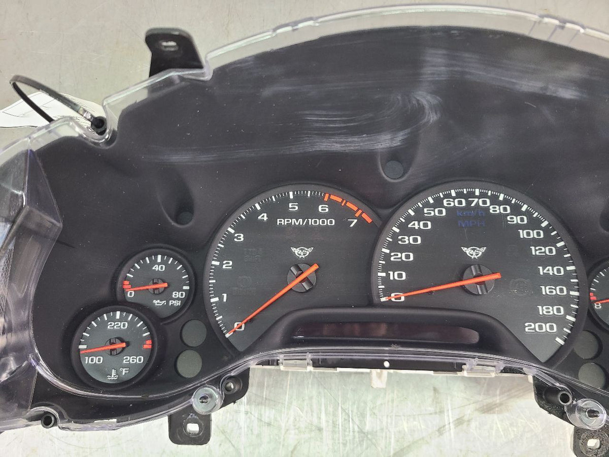 2001 C5 Corvette Coupe Instrument Cluster Assembly, US, MPH, 165k Mile ...