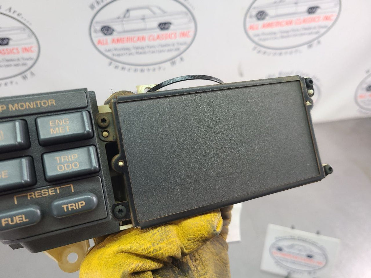 1991 C4 Corvette Drivers Trip Monitor Information Display Screen - OEM ...